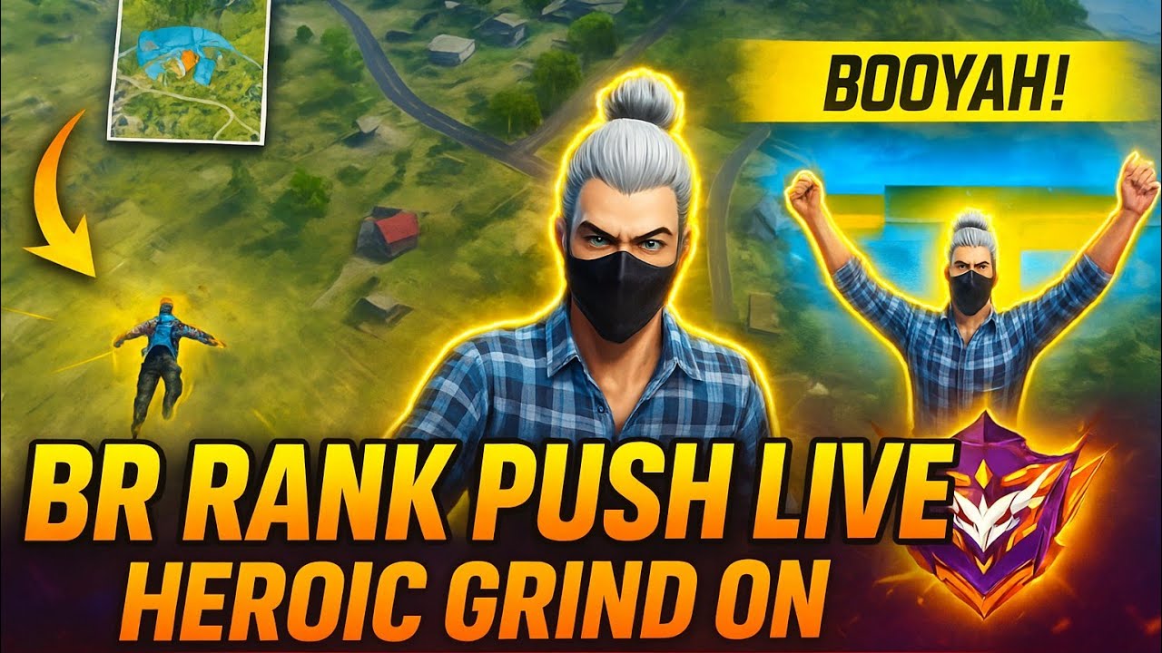 BR Rank Push LIVE 🔥 Heroic Grind On | Full Map Rush Gameplay - YouTube