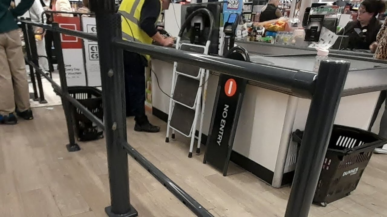Wanzl Technoport Automatic Gate (Exit) at Dunnes Stores - Clondalkin ...
