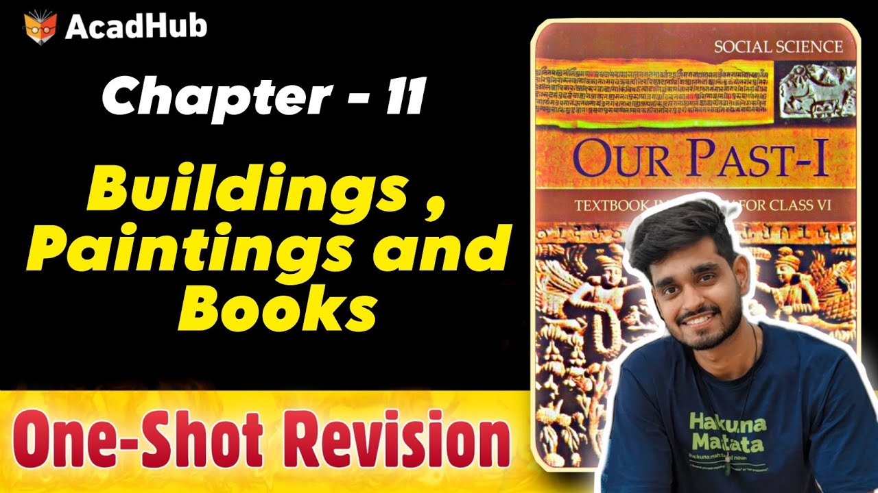CLASS 6 HISTORY CHAPTER 11 BUILDINGS PAINTINGS AND BOOKS ONESHOT class-6-history-chapter-11-buildings-paintings-and-books-oneshot