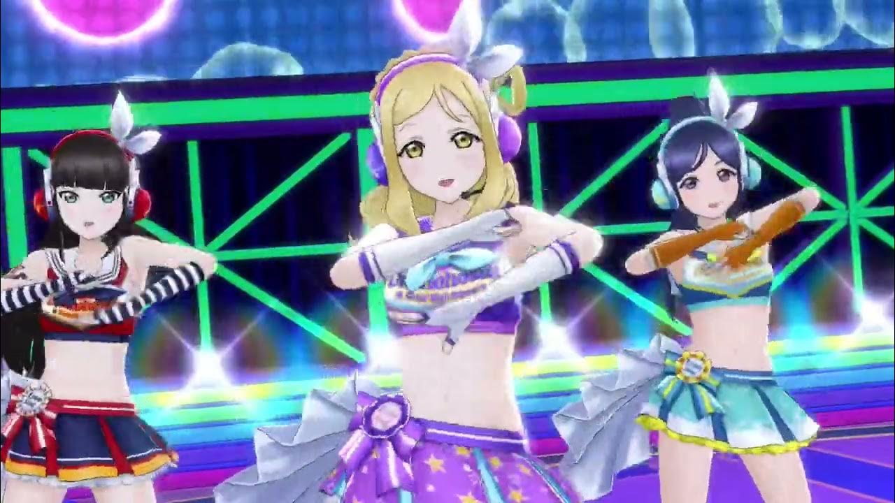 [REQUEST]「MIRACLE WAVE」Aqours | Happiness Cheerleader set - SIFAS MV - YouTube