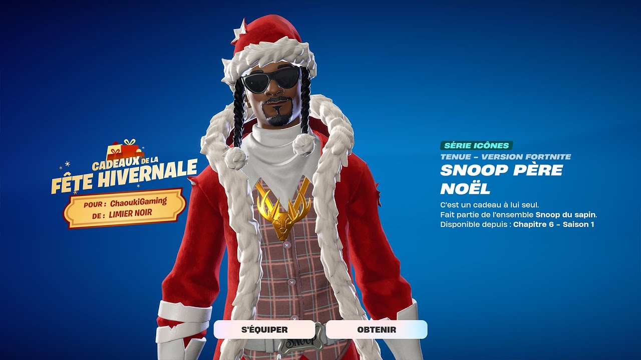 How to unlock the Snoop Dogg Santa Skin in Fortnite!! - videoblogs.com