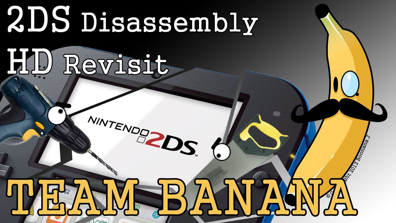 Nintendo 2DS Disassembly tutorial guide Part 2 by BoonanaJ - [HD ...