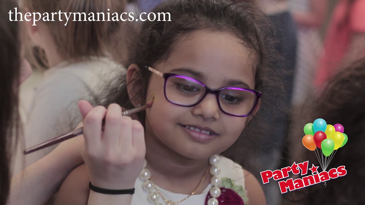 Face Painting Fun With The Party Maniacs - YouTube
