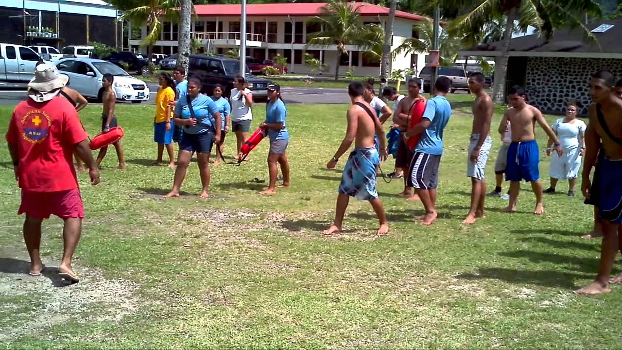 Samoana High School Swimming Class - YouTube
