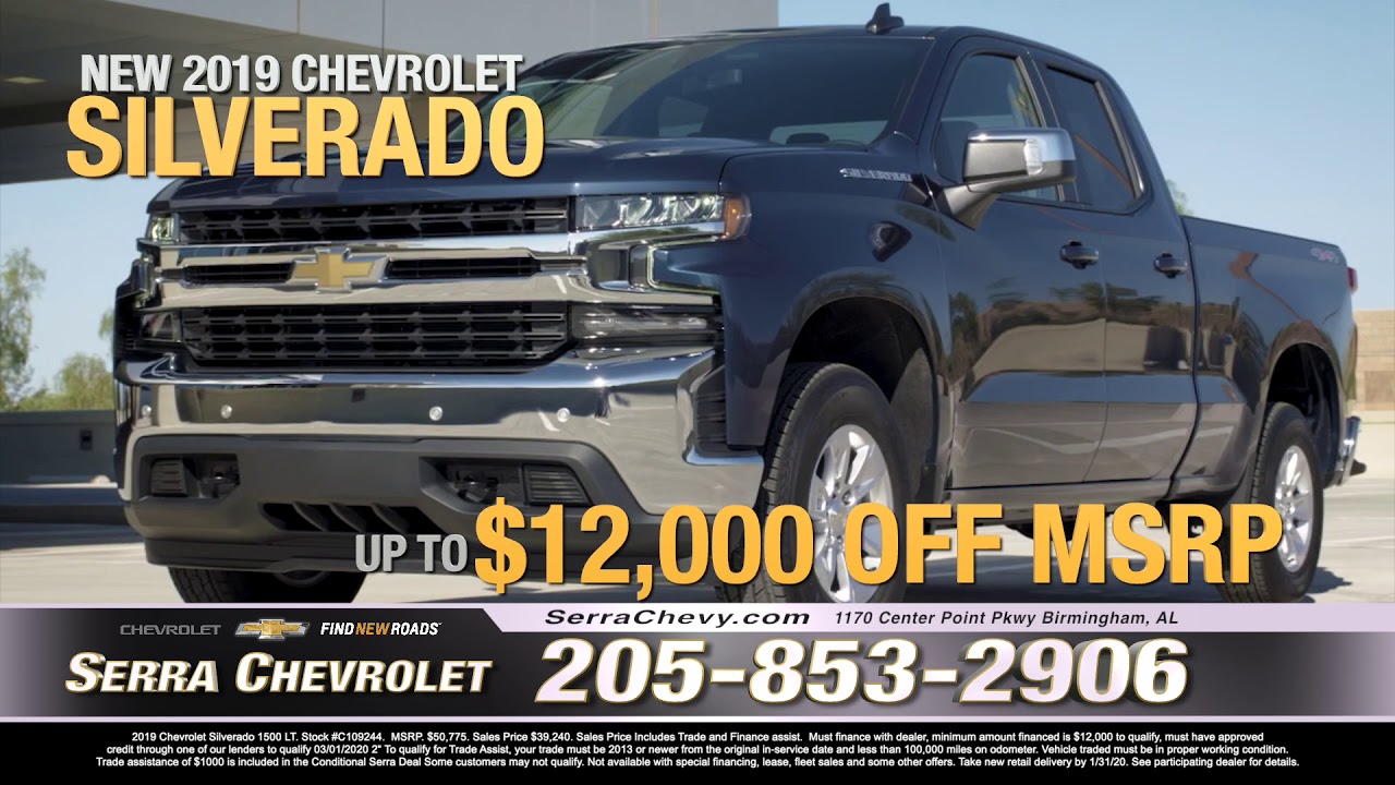Serra Chevrolet January 2020 New Vehicle Offers | Birmingham AL ...