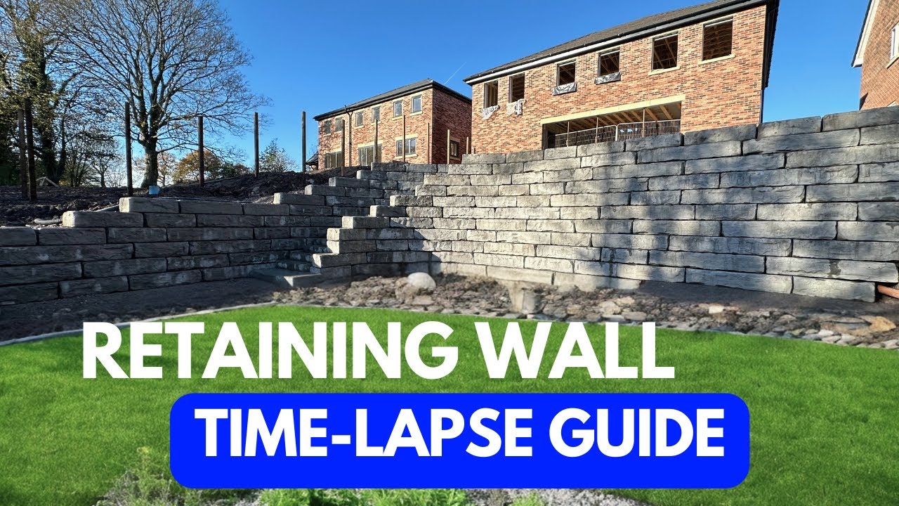 How to Build a Retaining Wall - YouTube