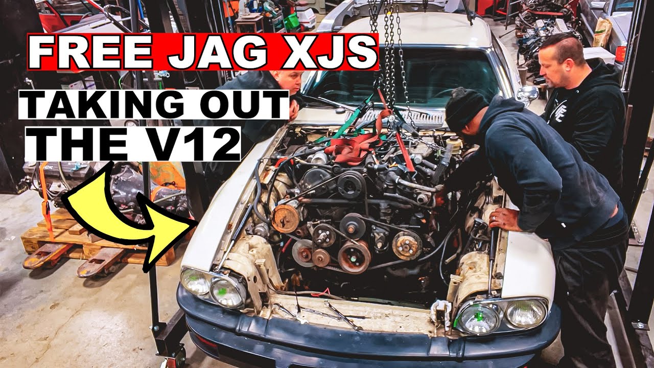 Removing My FREE Jaguar XJS V12 Engine For Something With Way More ...