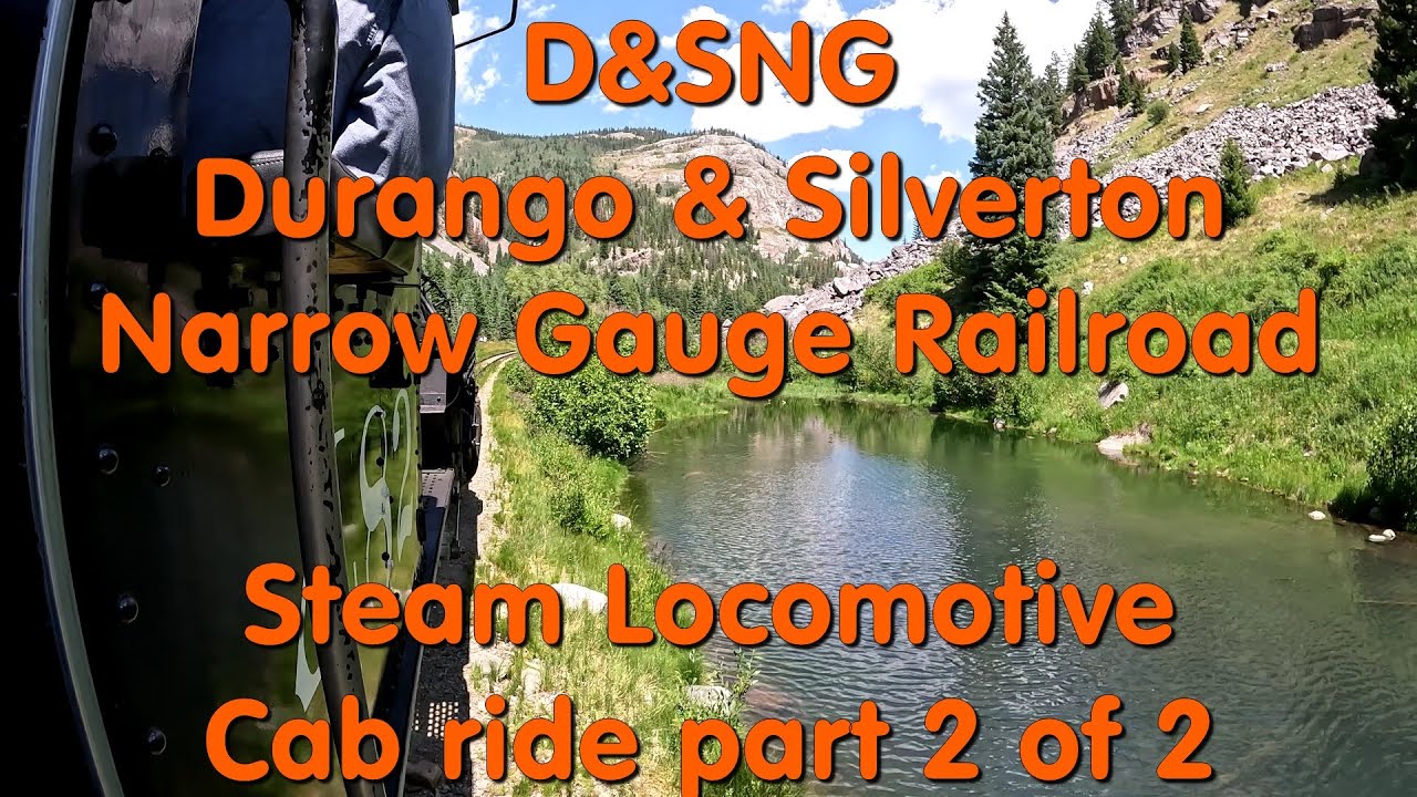 Steam Locomotive Cab Ride - D&SNGRR No. 482 with No. 476 as added ...