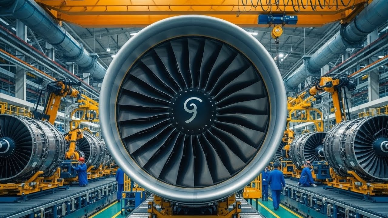 Inside the Jet Engine Factory – How Aircraft Engines Are Built for ...