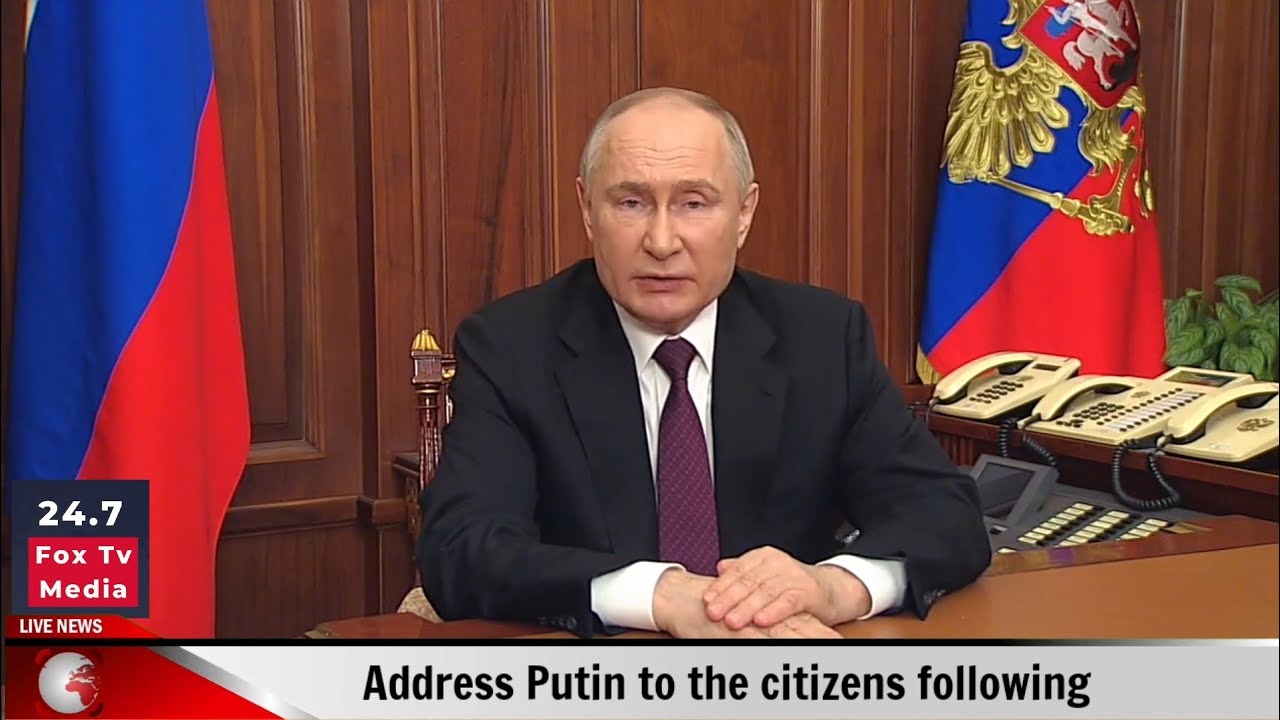 Address Putin to the citizens following the results of the Russian ...
