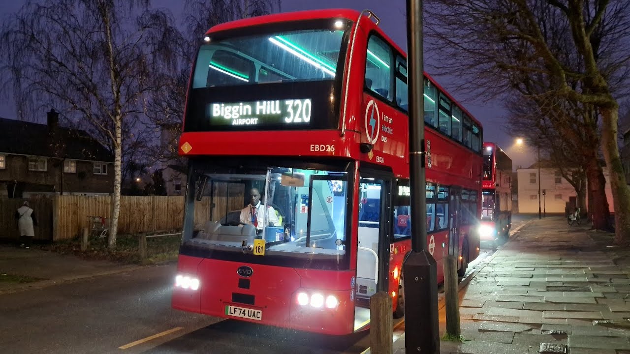 FULL JOURNEY | LONDON BUS 320 CATFORD BRIDGE - BIGGIN HILL (LF74UAC ...