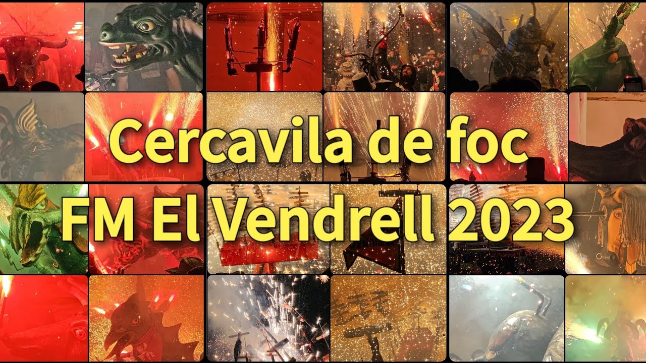 FM el Vendrell 2023, Cercavila de foc - YouTube