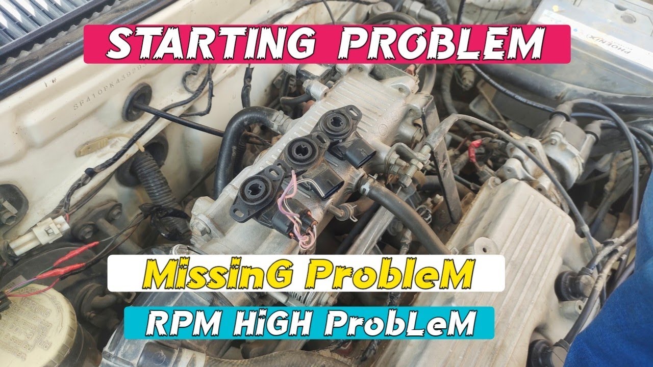 suzuki cultus starting and missing problem || suzuki cultus rpm high ...