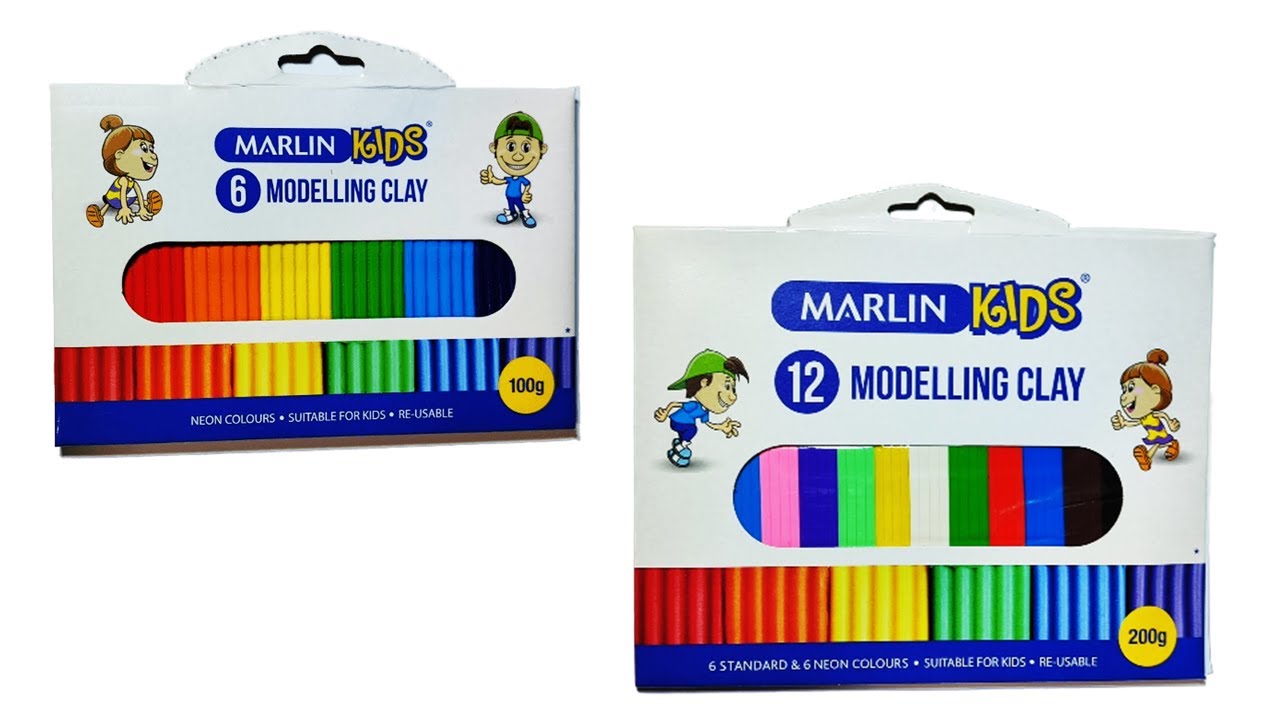Marlin Kids Modelling Clay Promo - benefits of modelling clay - YouTube