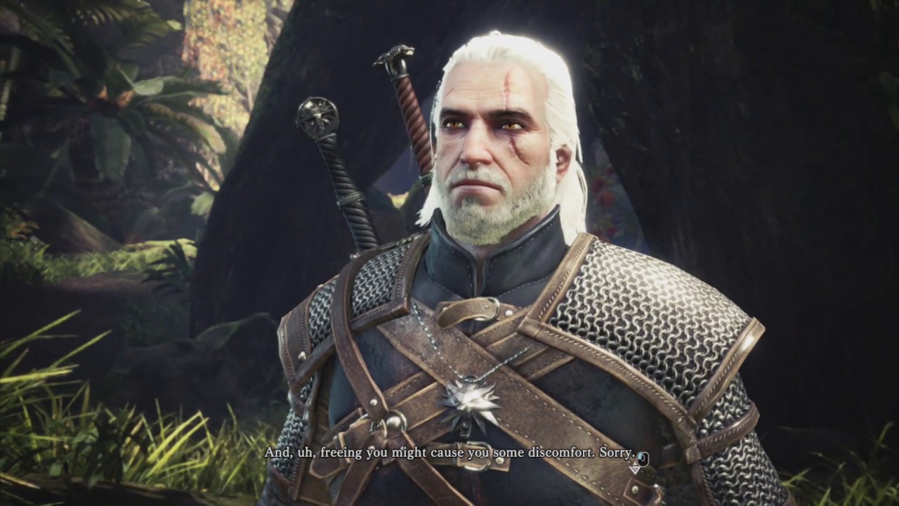 monster hunter world The witcher quest - YouTube