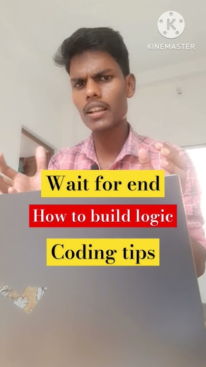 How To Build Logic Codingtips Shorts Programming Ytshorts Youtube