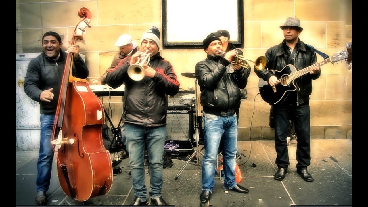 Brilliant Happy Trumpet Busking Band Sauchiehall Street Glasgow ...