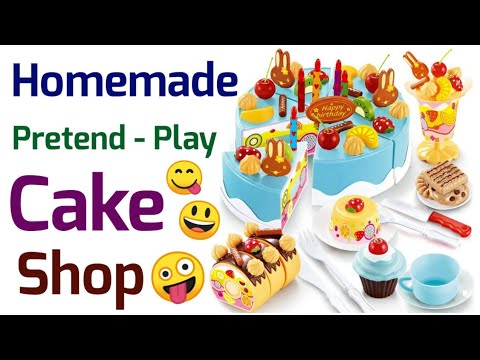 DIY Crafts 🌈 DIY Homemade Cake Shop/DIY Pretend Play Cake Shop/Diy Cake ...