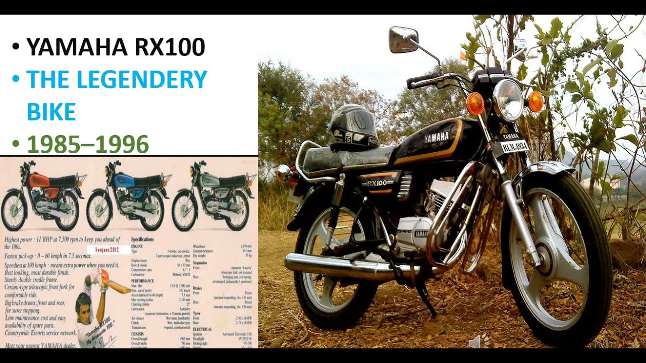 YAMAHA rx 100 - YouTube
