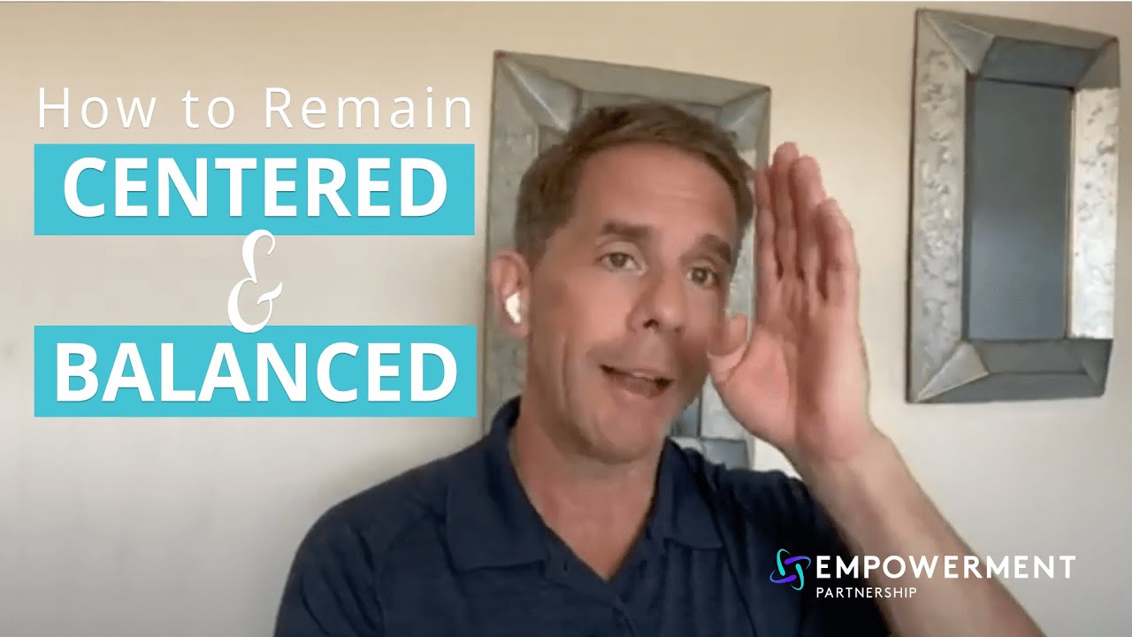 Techniques to Remain Centered & Balanced with Dr. Matt - YouTube