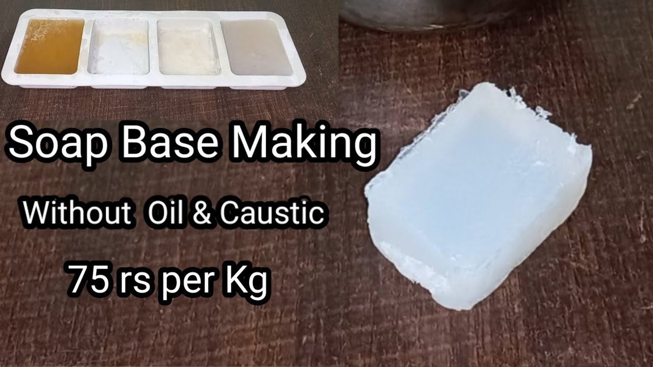 Soap Base Making Without Oil & Caustic @householdproduct02 - YouTube