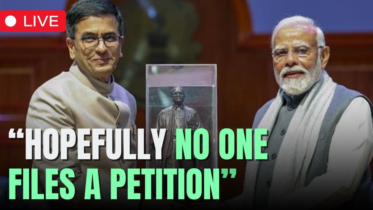 What PM Modi & CJI Dhananjay Chandrachud Said At Supreme Court 75 Years ...