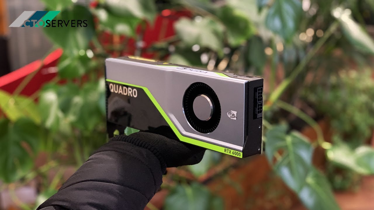 Nvidia Quadro RTX 6000 24GB SERVER @CTOSERVERS - YouTube