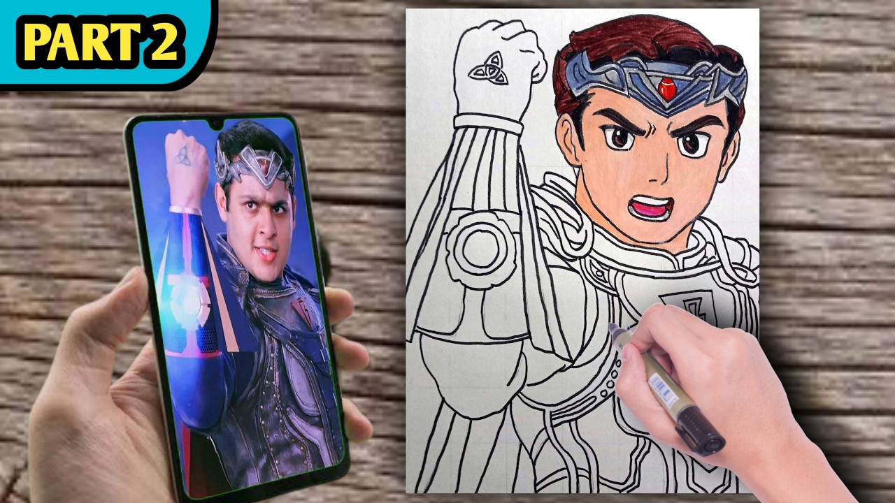 Dev Joshi Baalveer Returns Season 5 Coloring | Baalveer Drawing Part 2 ...