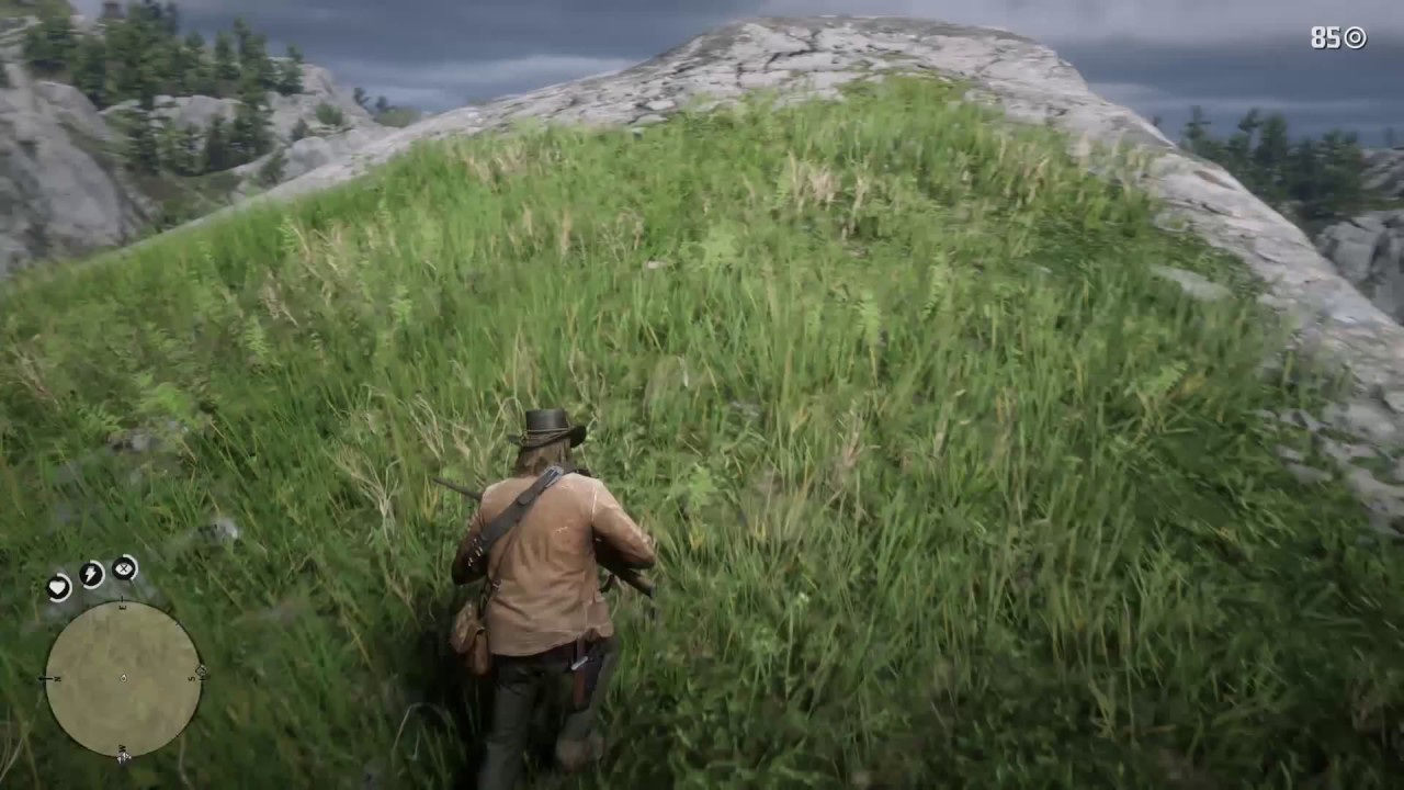 RDR2: Surprise Deer Attack [A deer pushing Arthur off of a cliff] - YouTube