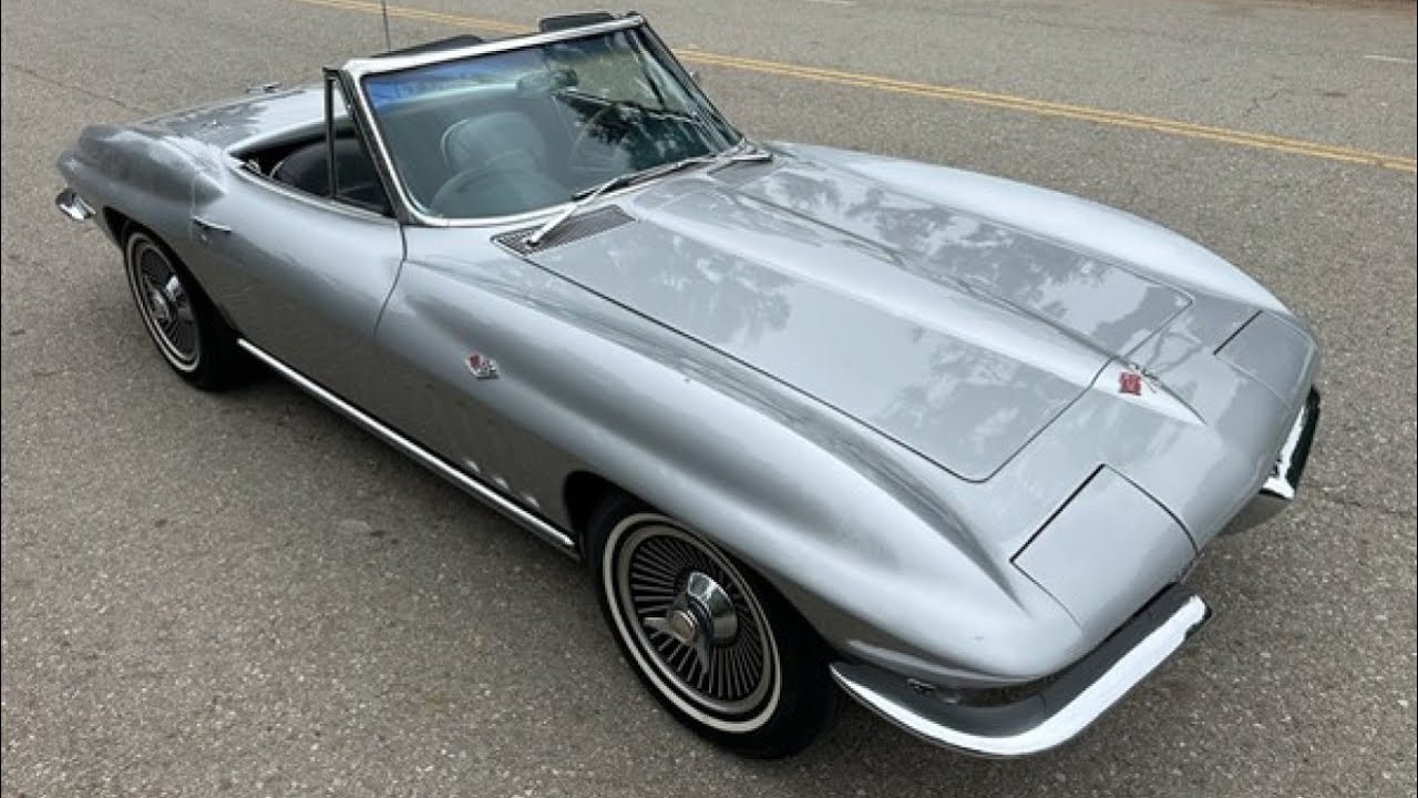 1965 Chevrolet Corvette Silver Pearl - YouTube