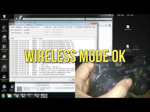 how to install driver fake ps3 controller cable and wireless mode