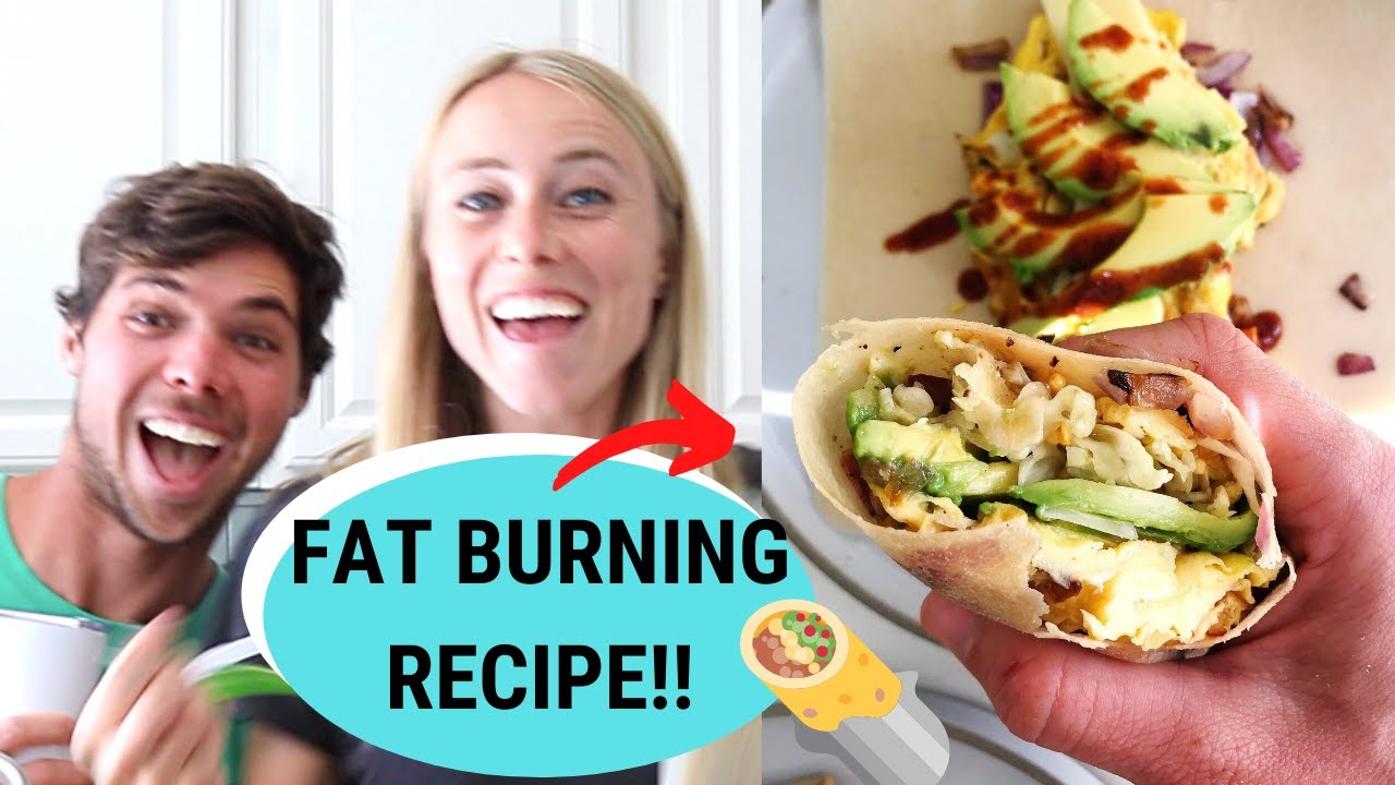My Go-To Healthy Breakfast Burrito Recipe [Optimize Fat Burning] - YouTube