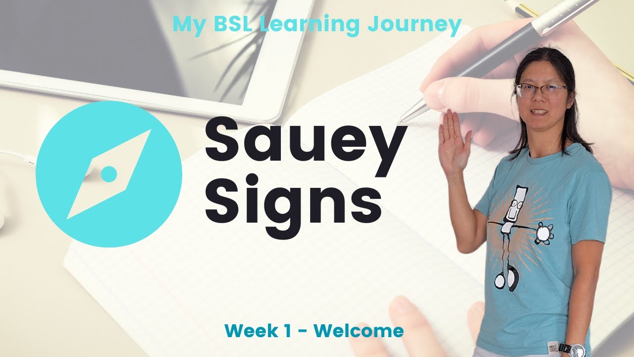 My BSL learning journey - My reflection of week 1 - YouTube
