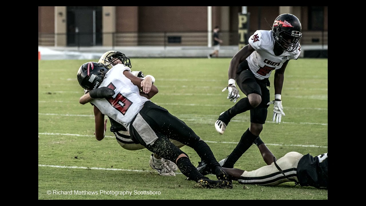 Scottsboro Junior high football Wildcats vs North Jackson junior high ...