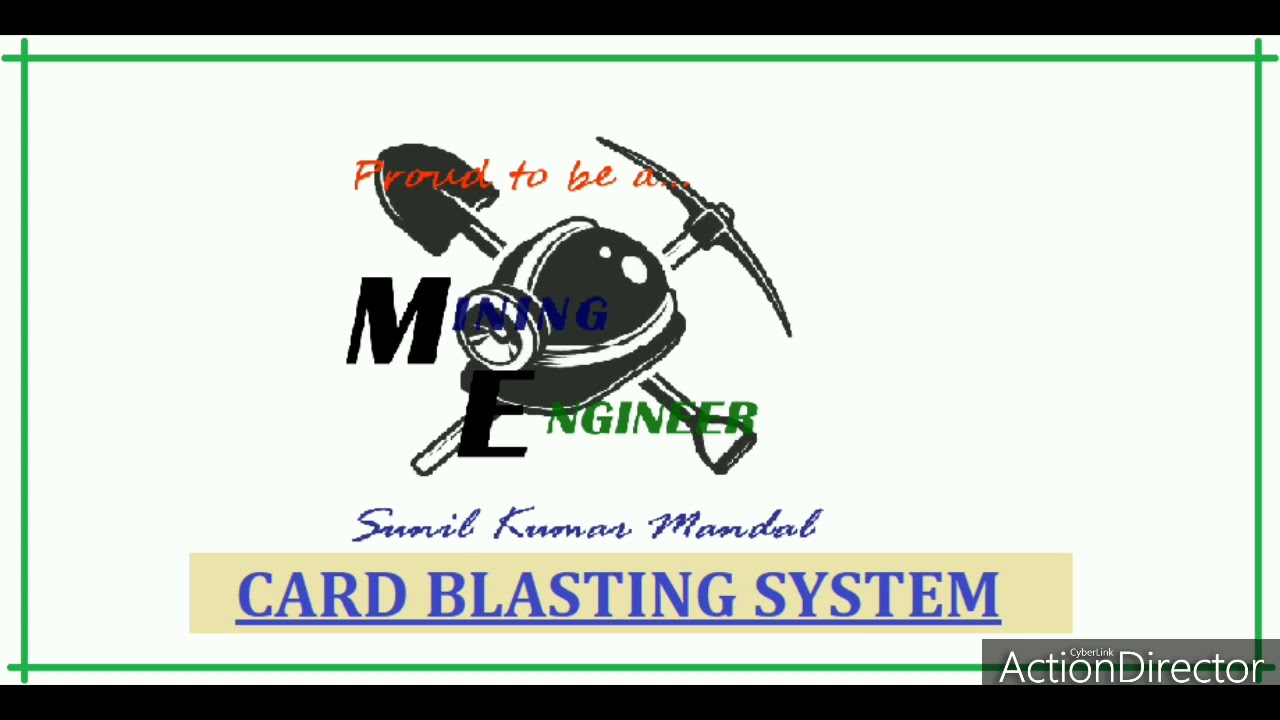 Card Blasting system - YouTube