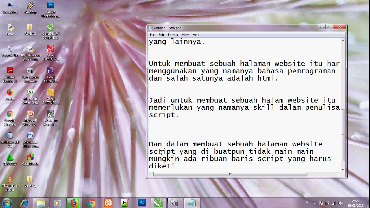 Belajar Bahasa Html Dasar Untuk Pemula - YouTube