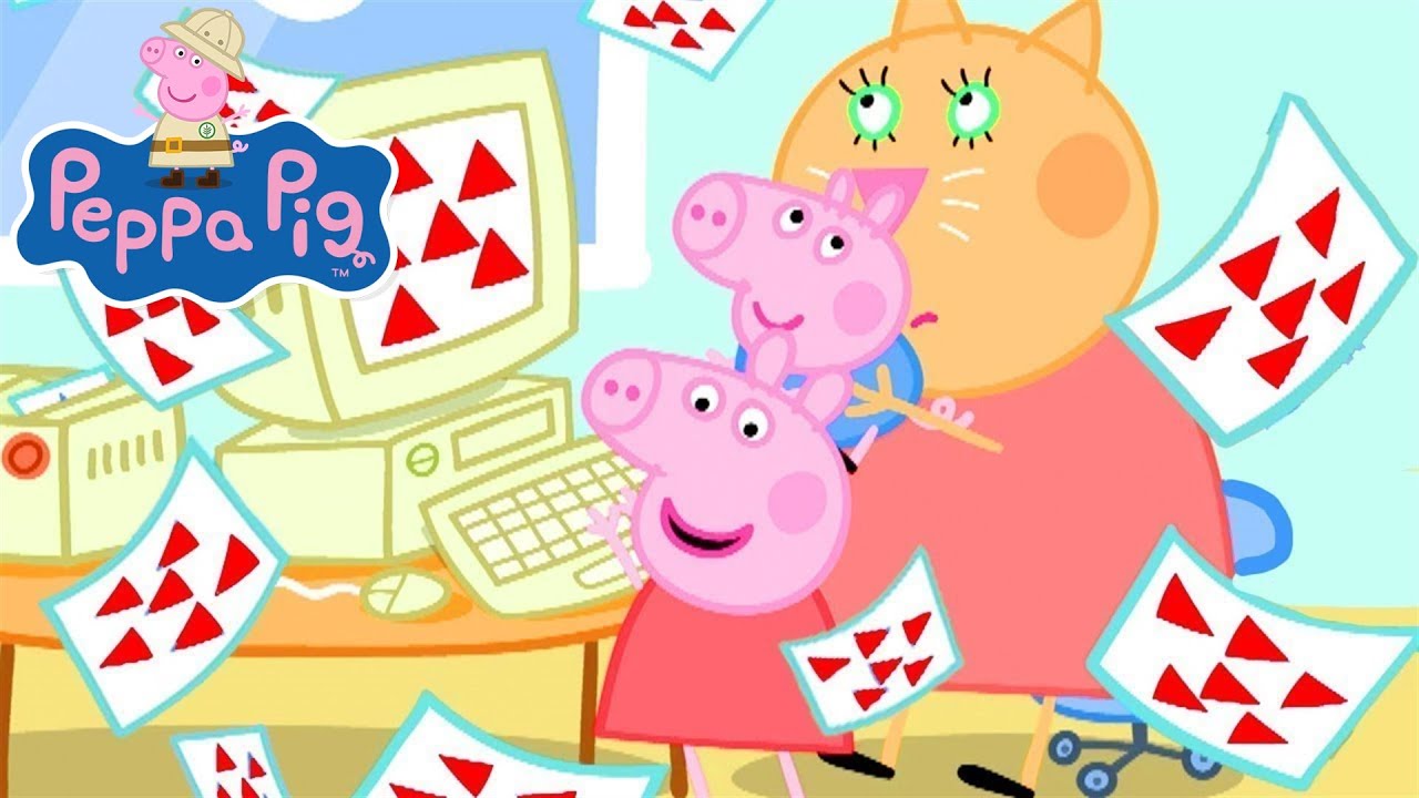 Peppa Visits Daddy Pig’s Office | Travel with Peppa - YouTube
