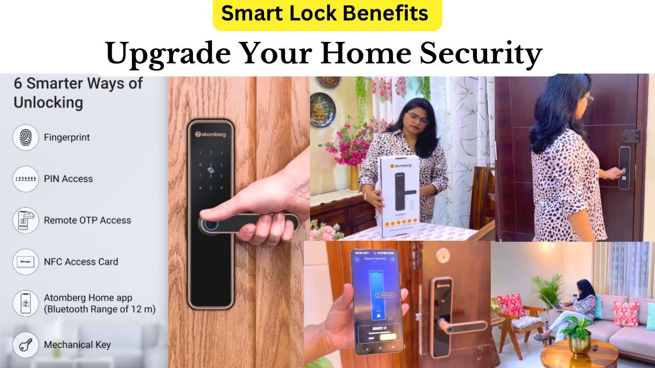 My New Smart Lock | Atomberg Smart Lock | Unboxing and Review - YouTube