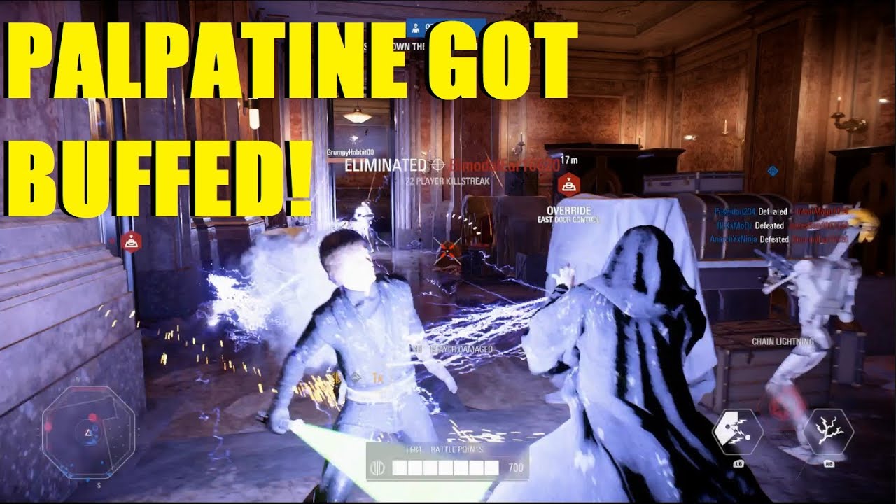 Star Wars Battlefront 2 - Testing the new Palpatine stamina! | SUPER ...