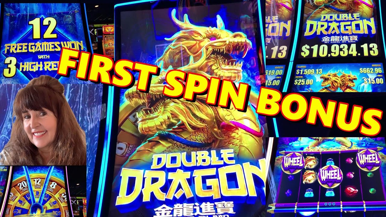 DOUBLE DRAGON SLOT MACHINE !!!!! 🔥 FIRST SPIN BONUS🔥 - YouTube
