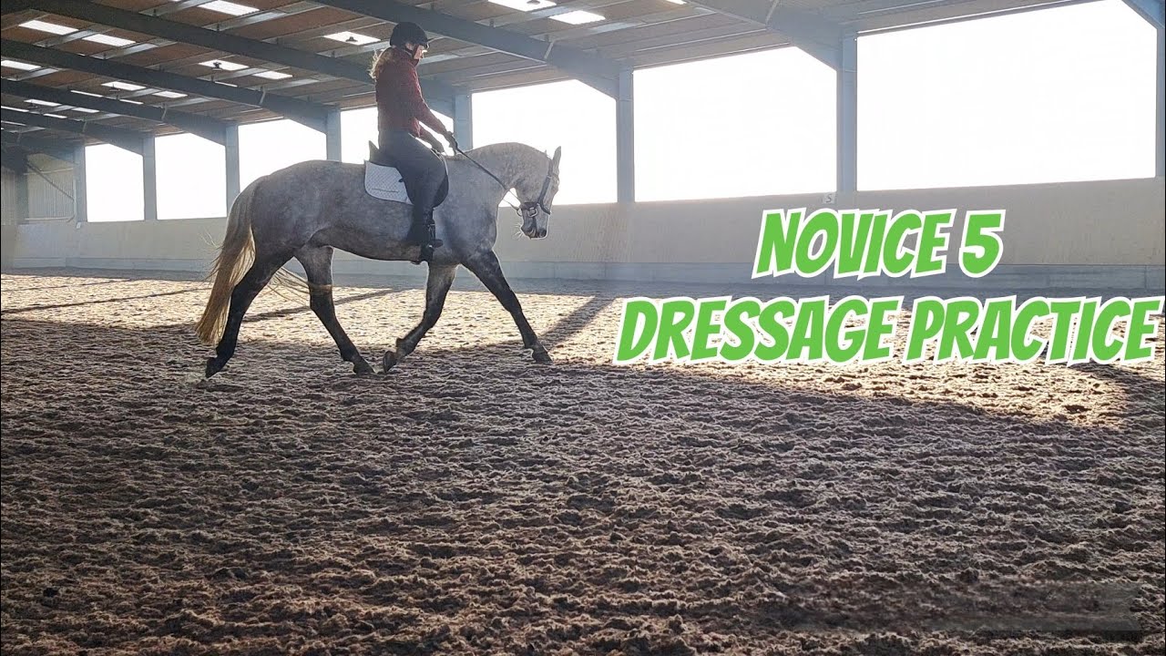 Novice 5 Dressage Practice - YouTube