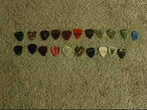 most of my guitar pick collection - YouTube