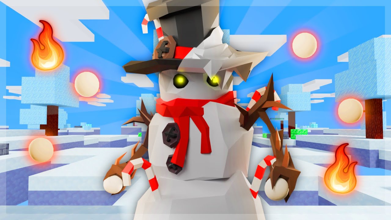 I Beat a HACKER With The FROSTY Kit… (Roblox Bedwars) - YouTube