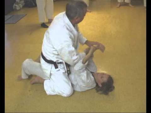 Tom Hill's Karate Dojo; Back Hammer Lock applications & throw. - YouTube