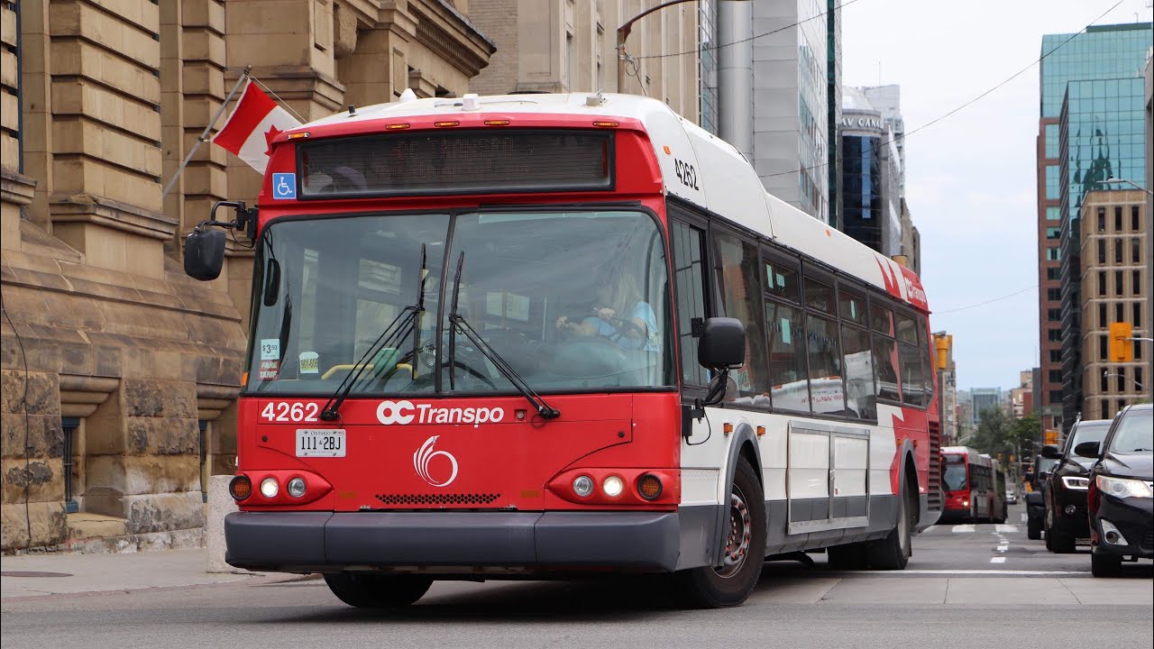 OC Transpo New Flyer "Invero" D40i's in Action! (2004-2006 New Flyer ...