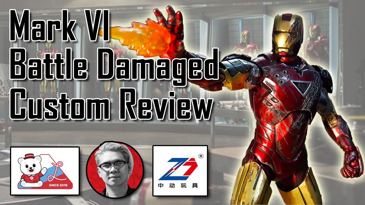 Iron Man Mark 6 Battle Damaged Custom by Ralph Cifra | ZD Toys Figure ...