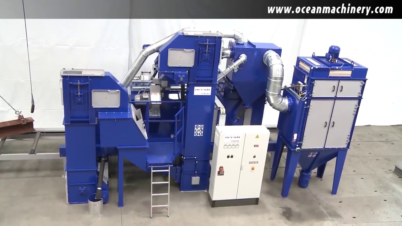 Ocean BLASTER Shot Blast machine for surface cleaning of all structural ...