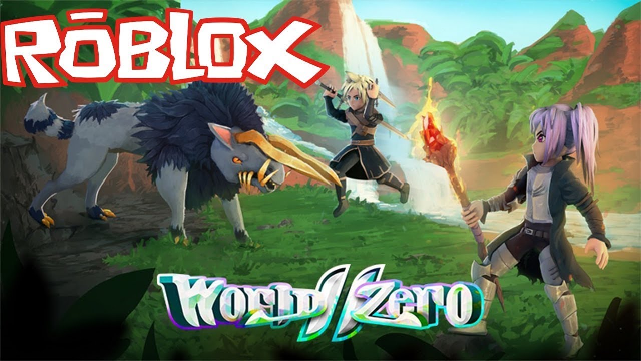 ROBLOX World Zero Whit the paladín Leveling up - YouTube
