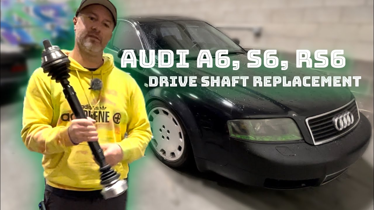 Audi drive axle replacement | A6 S6 RS6 (C5 Quattro) - YouTube