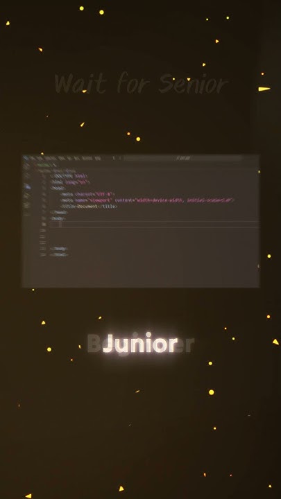 Coding | Beginner vs Junior vs Senior | VS Code Shortcuts | HTML - YouTube